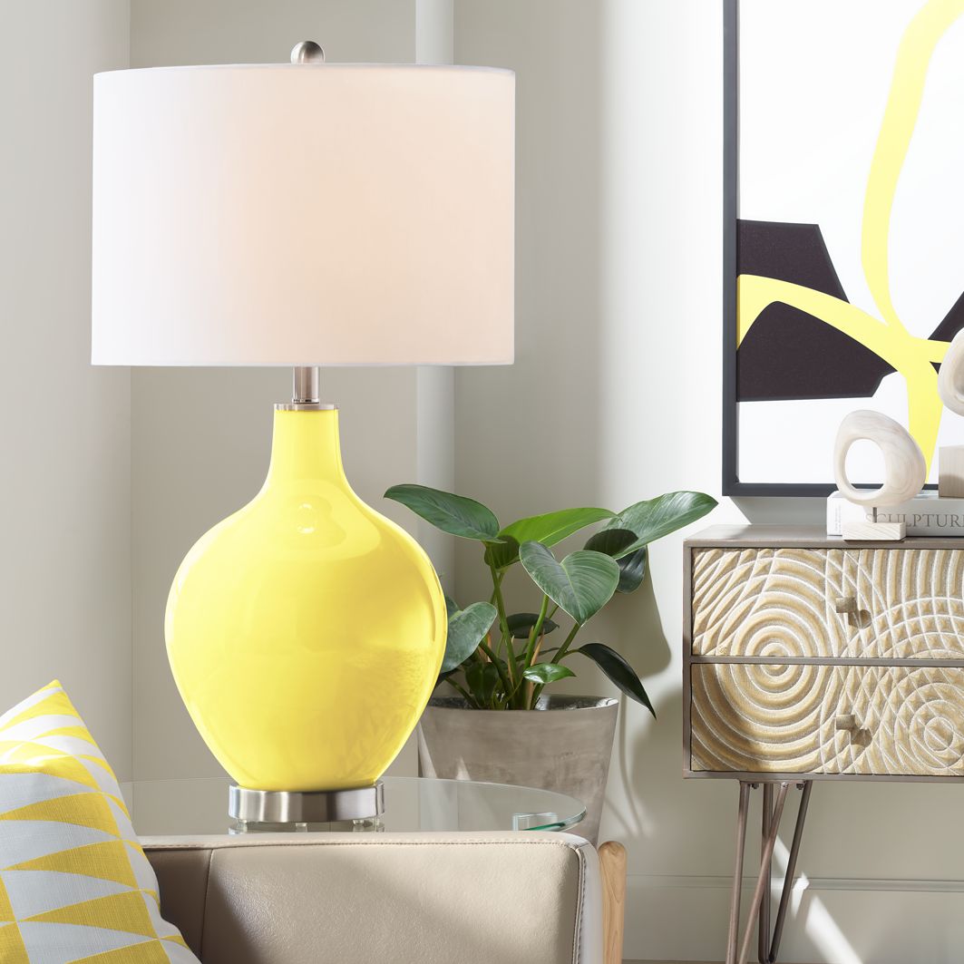 Color Plus Designer Yellow Lamps | Lamps Plus