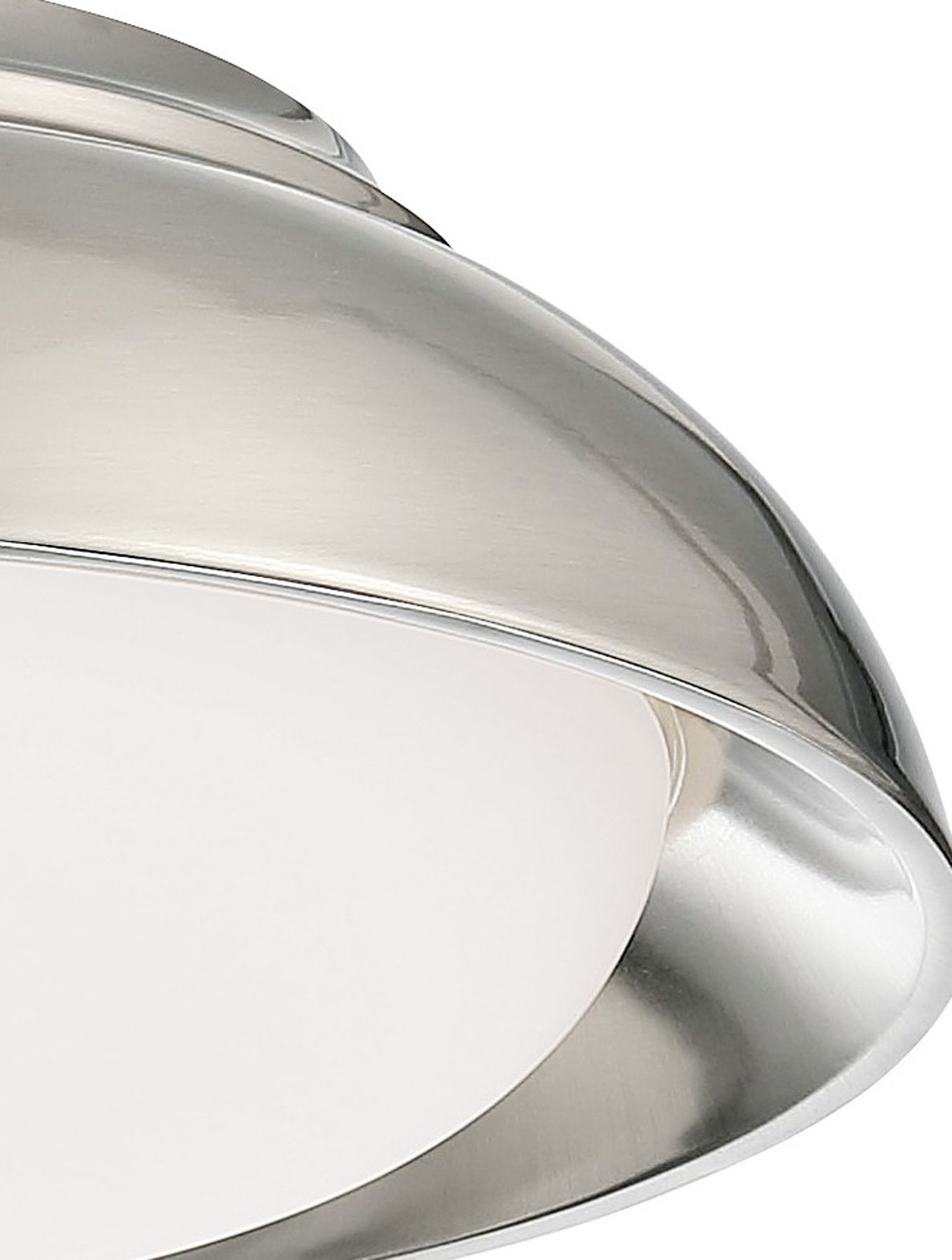 Lenna 12" Wide Brushed Nickel LED Ceiling Light - #154G2 | Lamps Plus