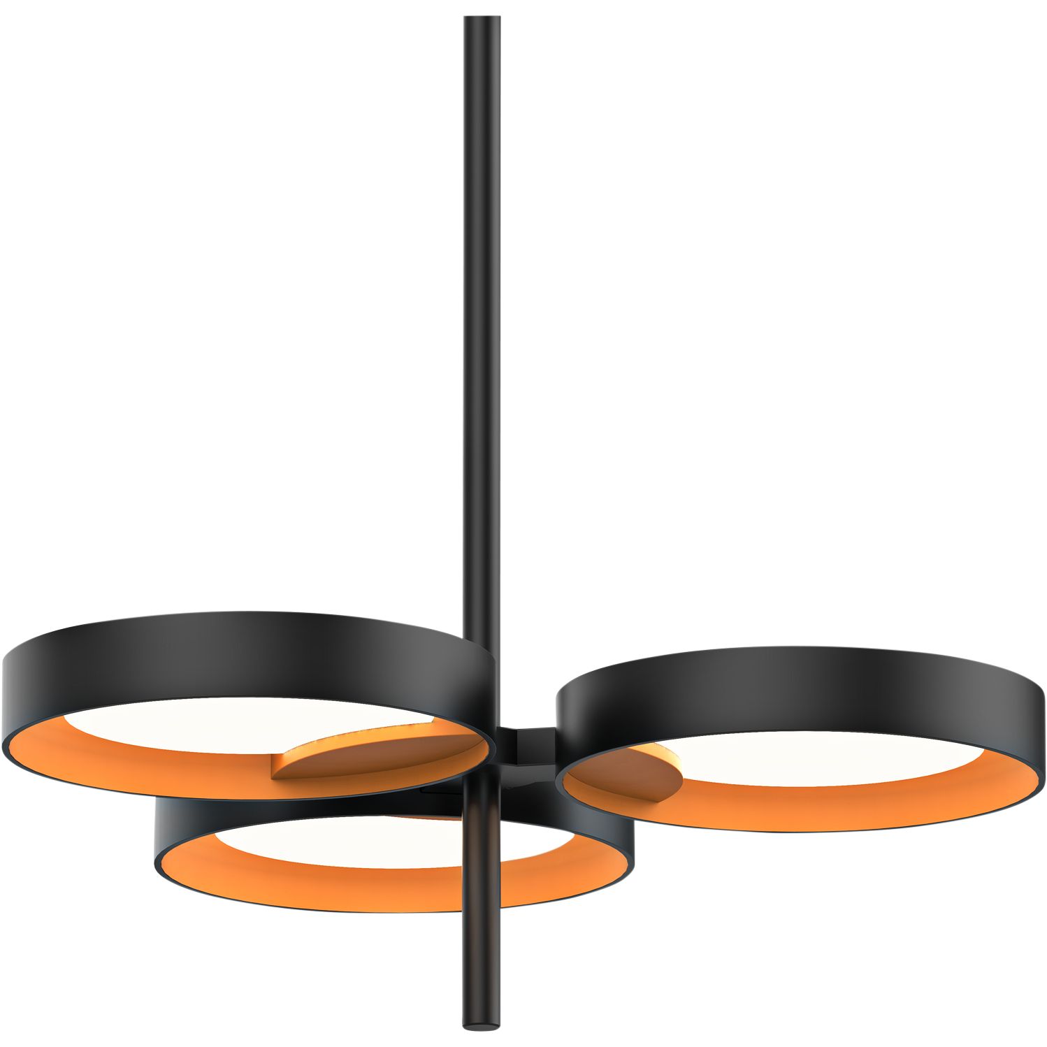 Light Guide Ring 18 1/2"W Satin Black 3-LED Pendant Light - #34V91 ...