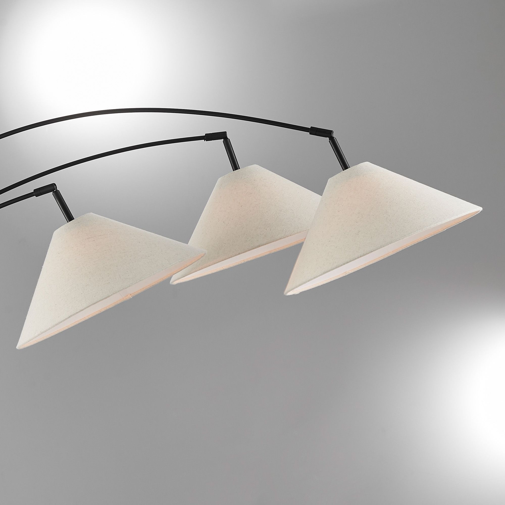 Lite Source Hadas 88" High 3-Light Modern Arc Floor Lamp - #972N2 ...