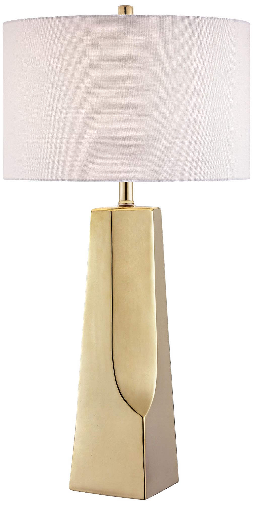 Lite Source Tyrell Light Gold Ceramic Table Lamp - #42D05 | Lamps Plus