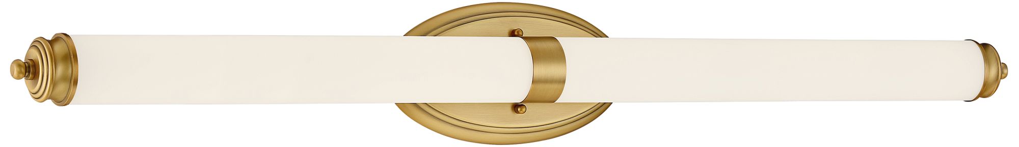 Madison 39 1/4" Wide Brushed Gold Metal Bar LED Bath Light - #94X79 ...