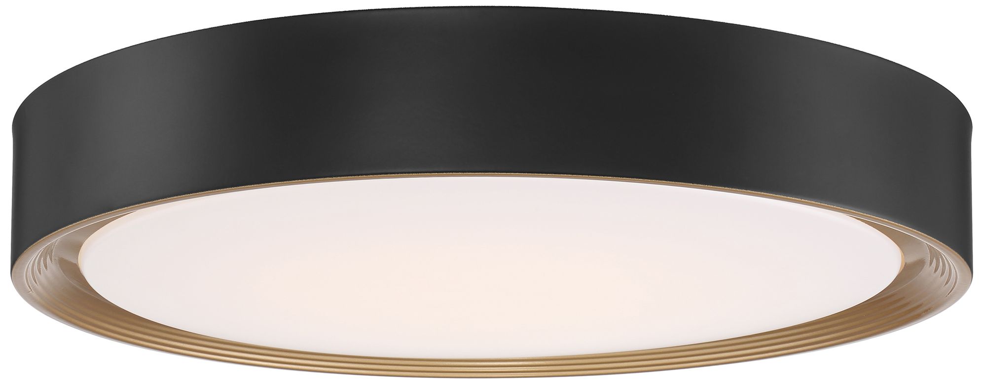 Malaga 23 2/4" Wide Matte Black LED Ceiling Light - #345J3 | Lamps Plus
