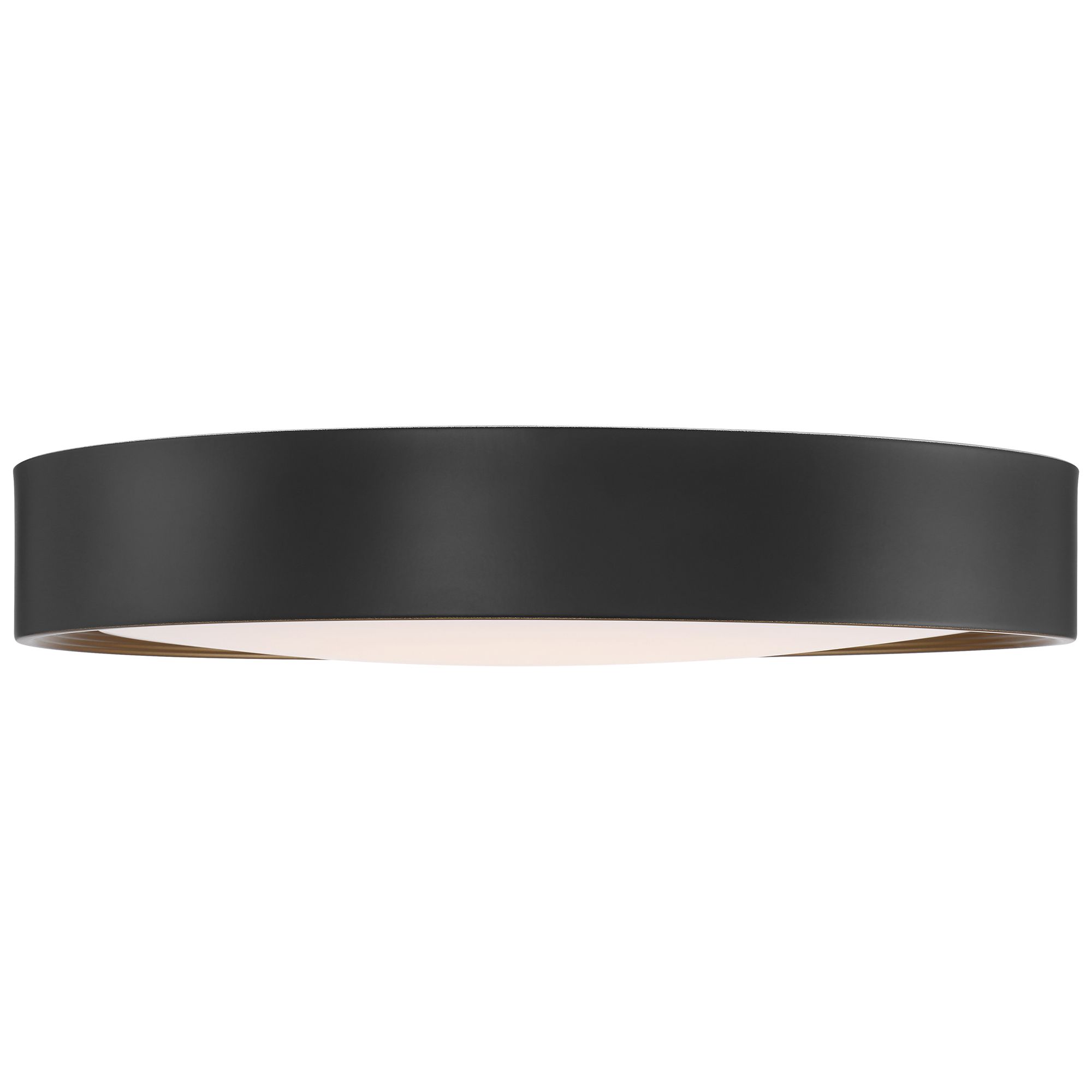 Malaga 23 2/4" Wide Matte Black LED Ceiling Light - #345J3 | Lamps Plus