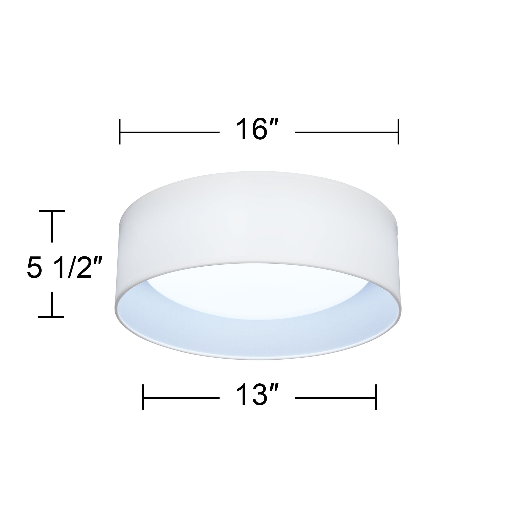 Marble Jewel Pattern 16" Wide Modern Round LED Ceiling Light - #537D2 ...