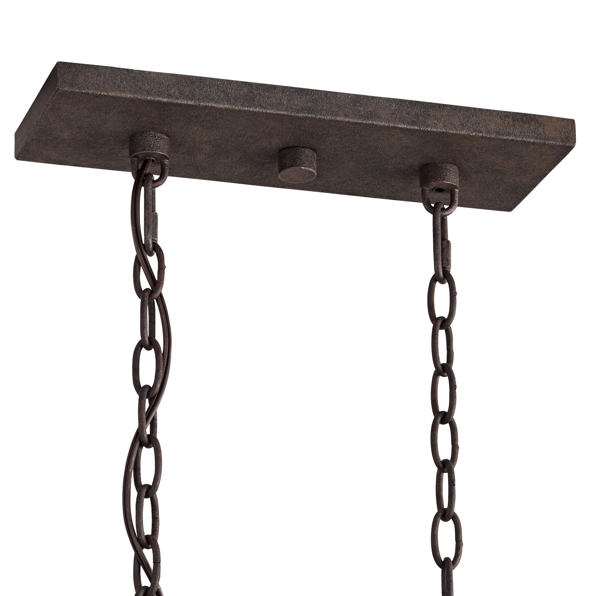 Marsden 36" Wide Bronze 4-Light Kitchen Pot Rack Chandelier - #64V78 ...