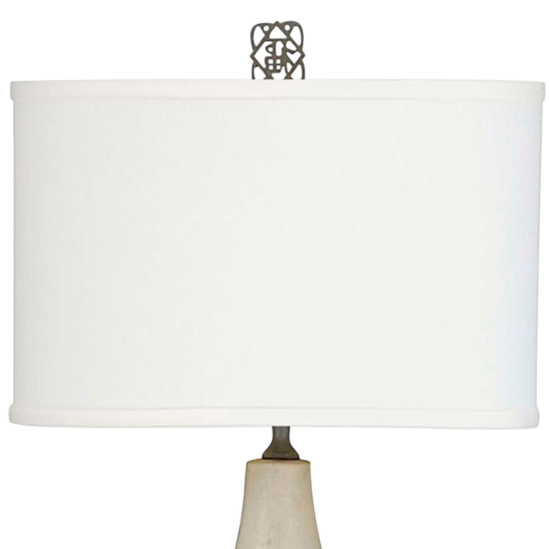 Marsh Beige Ceramic Vase Table Lamp - #674M3 | Lamps Plus