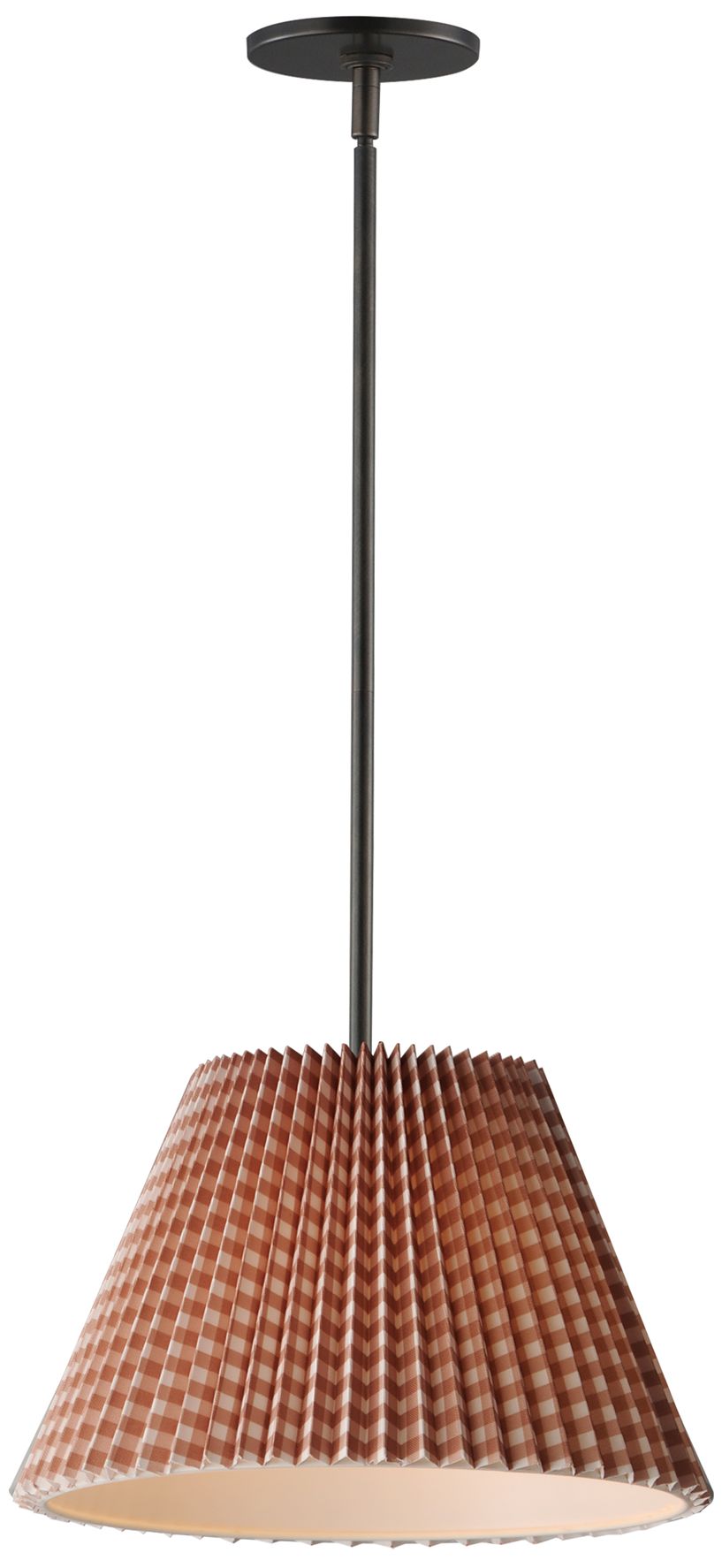 Maxim Dunbridge 14" Rustic Beige/Antique Bronze Pendant - #6187X ...