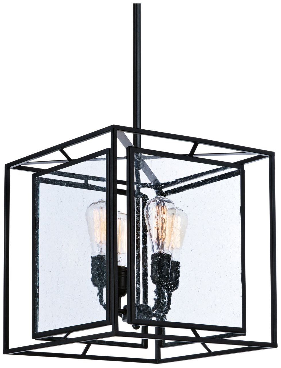 Maxim Era 15 3/4" Wide Black 5-Light Pendant - #24R24 | Lamps Plus
