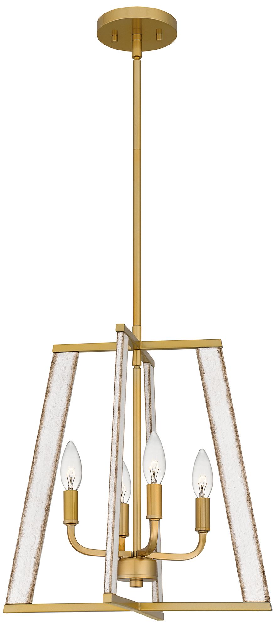 Mayline 4-Light Light Gold Pendant - #008T2 | Lamps Plus