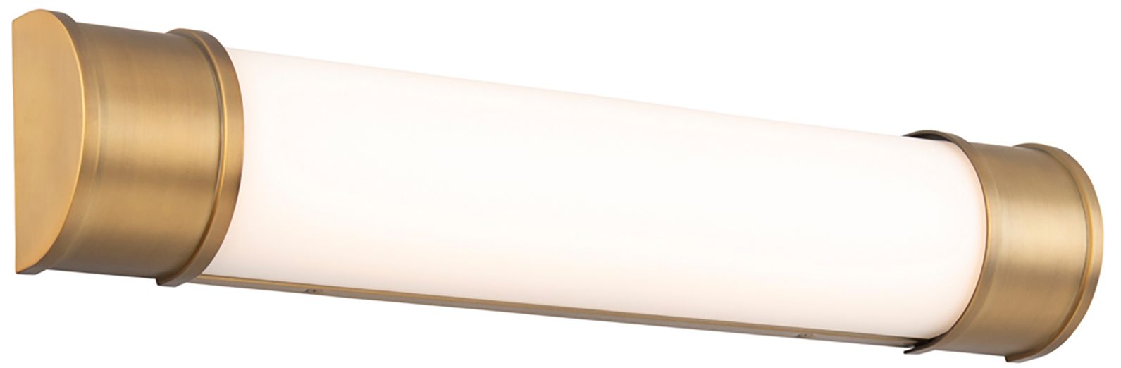 Mercer 4.5"H x 24"W 1-Light Linear Bath Bar in Aged Brass - #129M3 ...