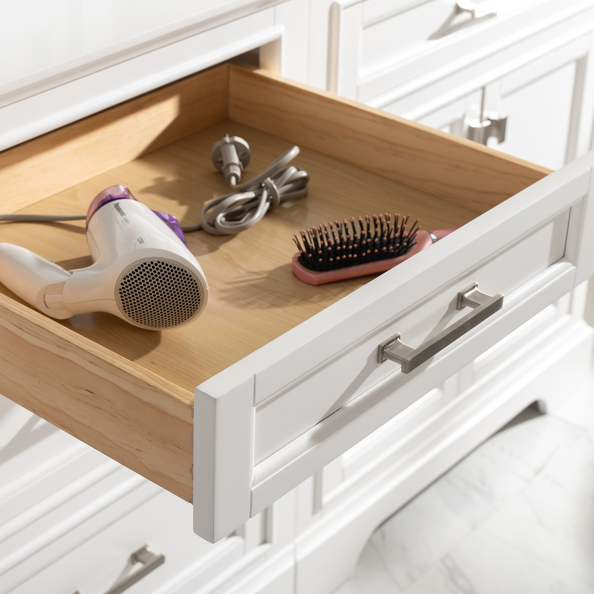 Milano 84"W White Double Sink Bathroom Vanity Modular Set - #398H0 ...