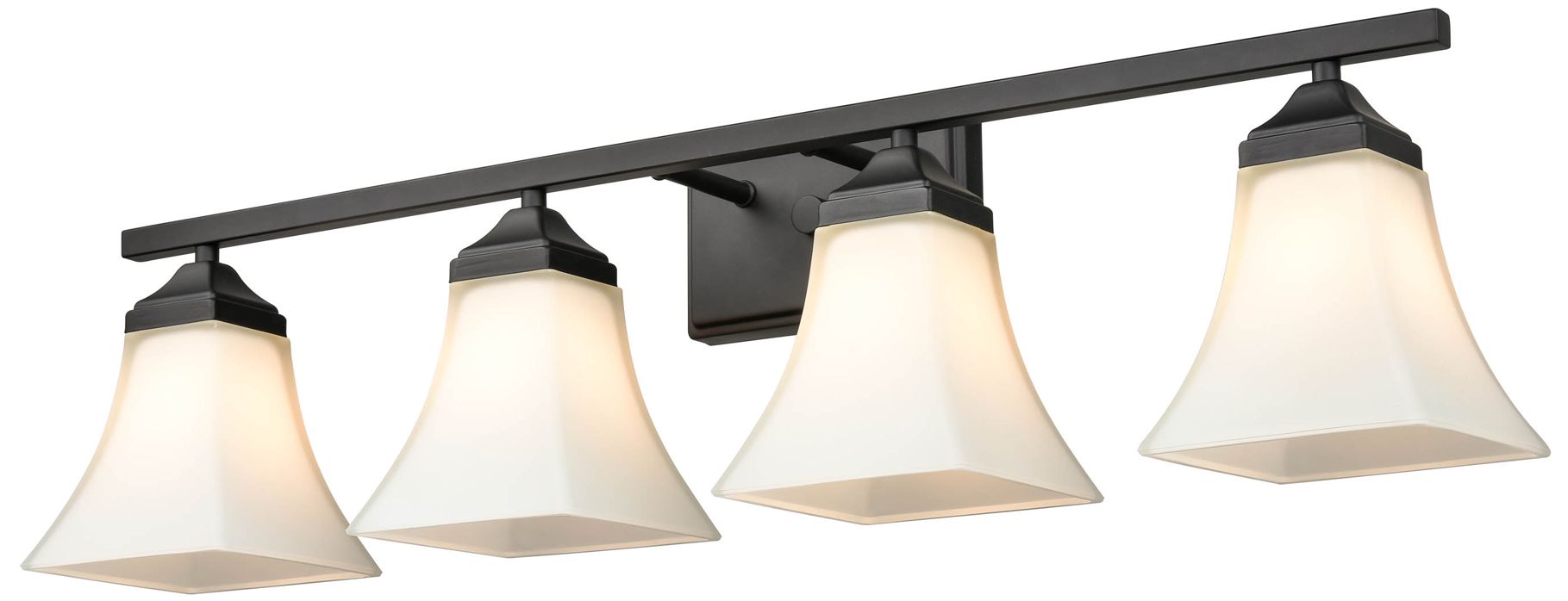 Millennium Lighting 4 Light 31" Vanity Fixture in Matte Black - #029F9 ...