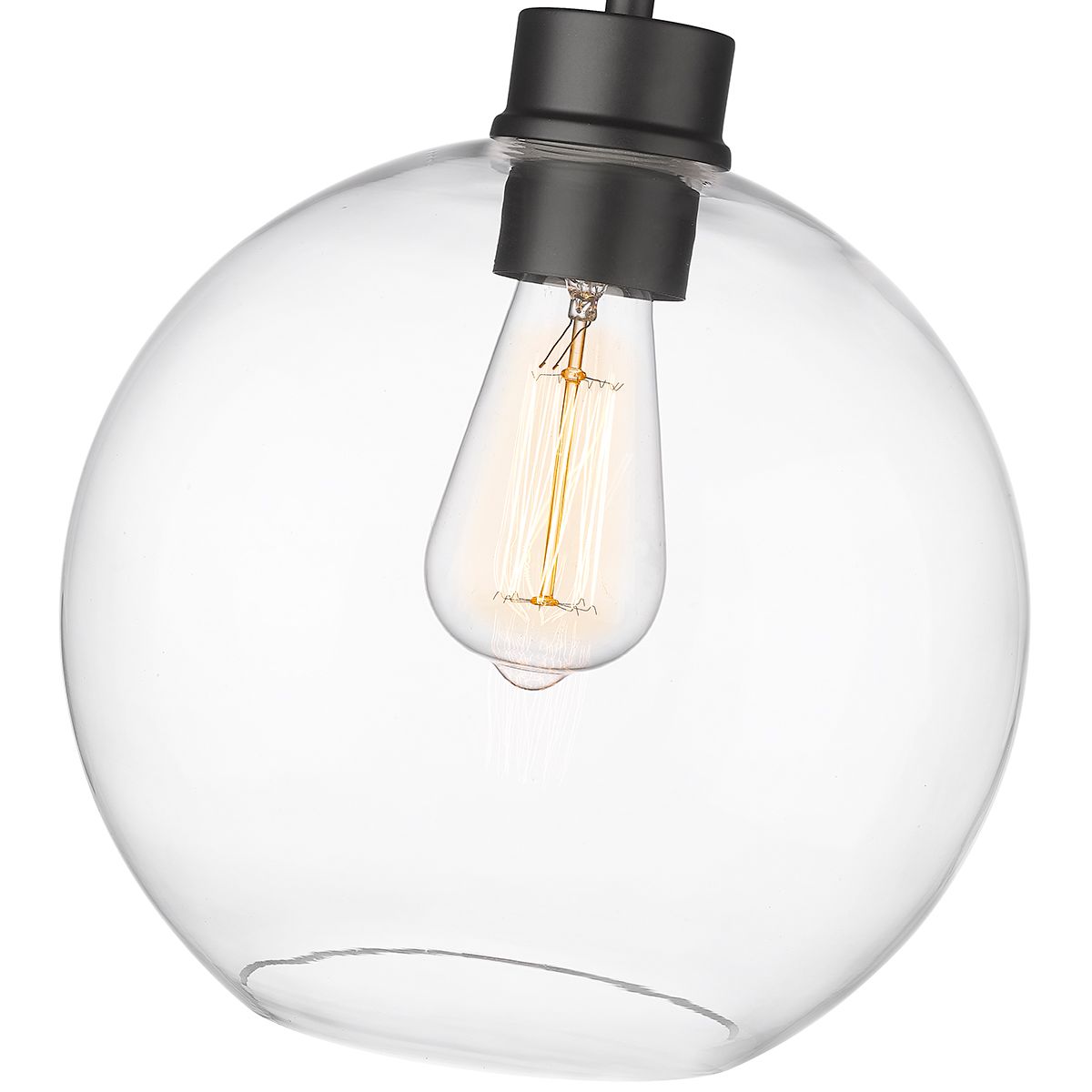 Millennium Lighting Basin 1 Light Outdoor Hanging Pendant in Black ...