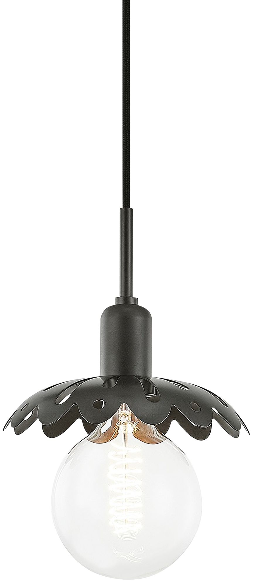 Mitzi Alyssa 8" Wide Aged Brass Mini Pendant Light - #76K34 | Lamps Plus