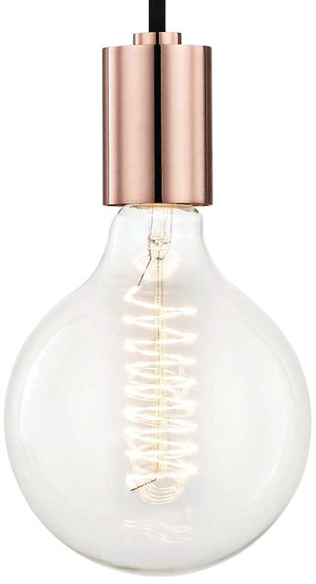 Mitzi Ava 5" Wide Polished Copper Mini Pendant - #47E18 | Lamps Plus