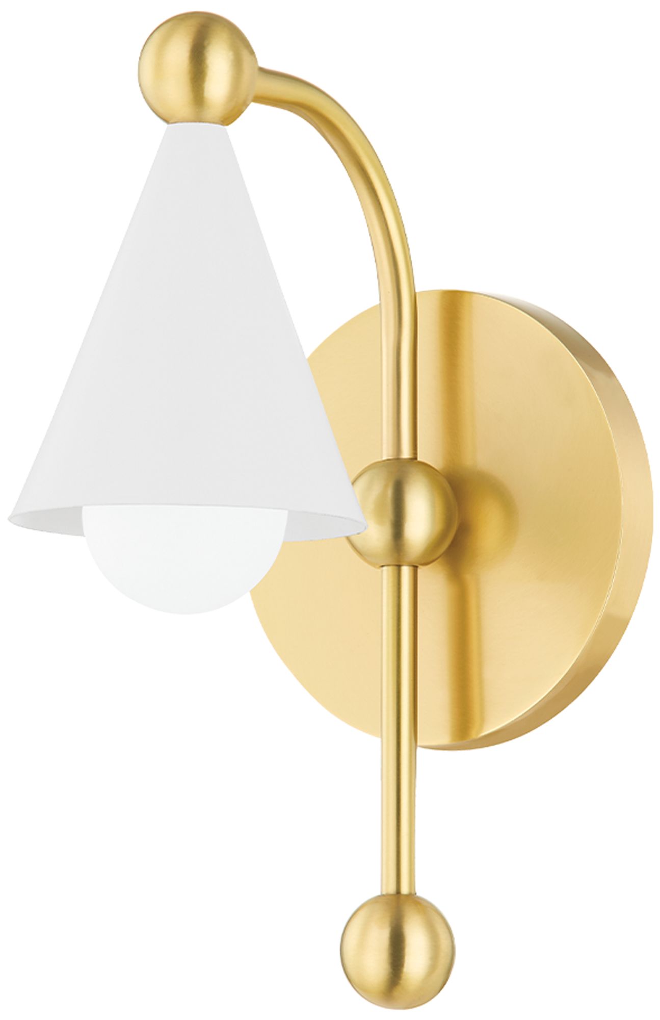 Mitzi Hikari 9.25" High Aged Brass and Soft White Wall Sconce - #594K2 ...