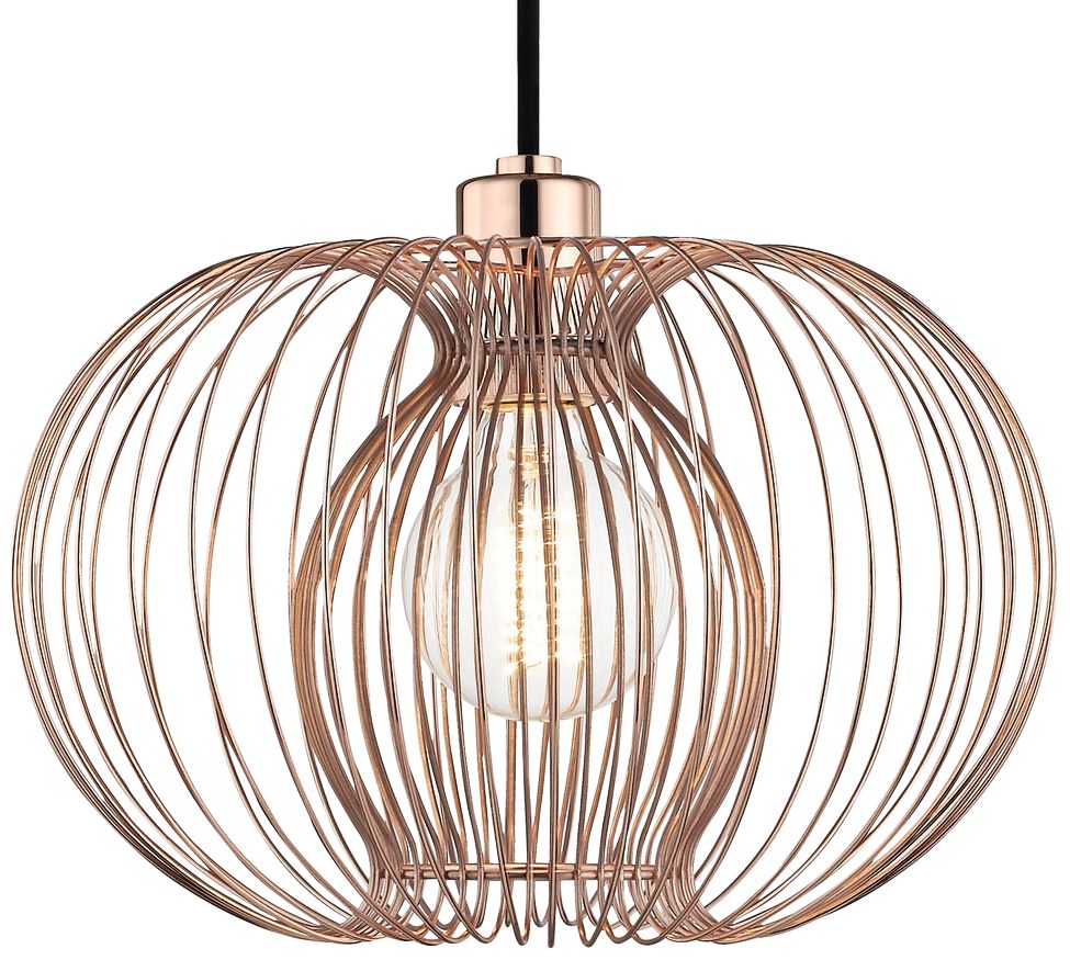 Mitzi Jasmine 12" Wide Polished Copper Mini Pendant - #47E88 | Lamps Plus