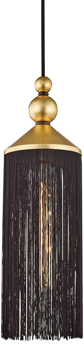 Mitzi Scarlett 5" Wide Gold Leaf and White Mini Pendant - #69V81 ...