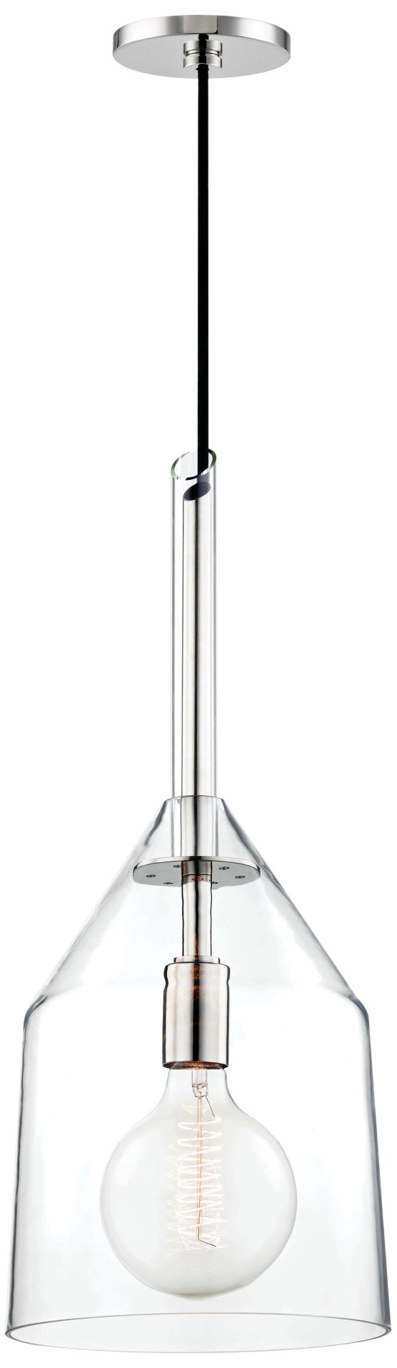 Mitzi Sloan 9 1/2" Wide Polished Nickel Mini Pendant - #47G54 | Lamps Plus