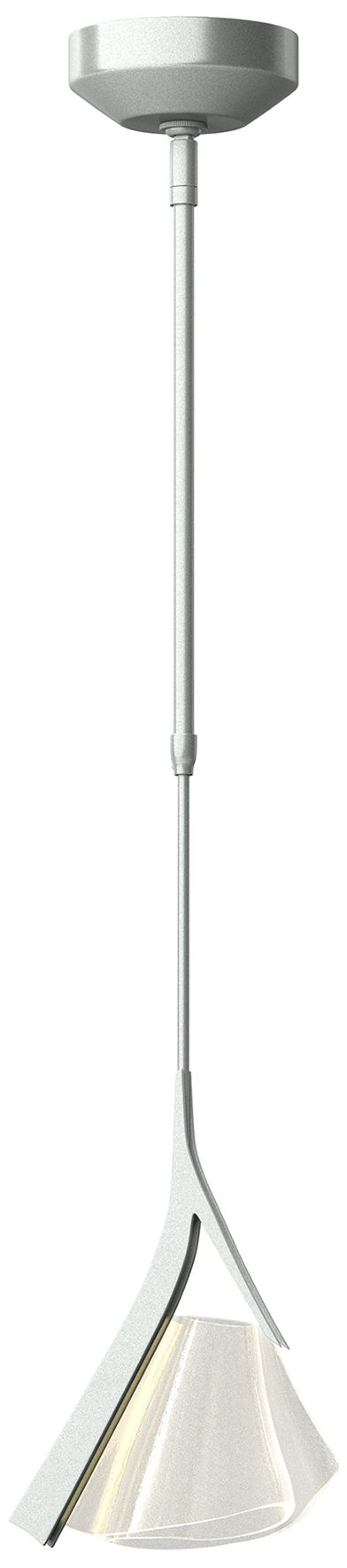 Mobius 8.4" Wide Vintage Platinum LED Mini Pendant - #1727E | Lamps Plus