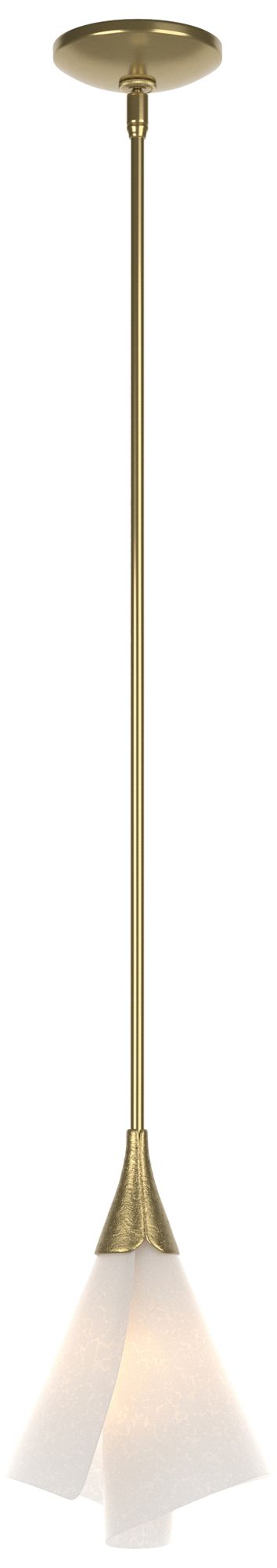 Mobius 8" Wide Modern Brass Mini-Pendant With Spun Frost Shade - #360F8 ...