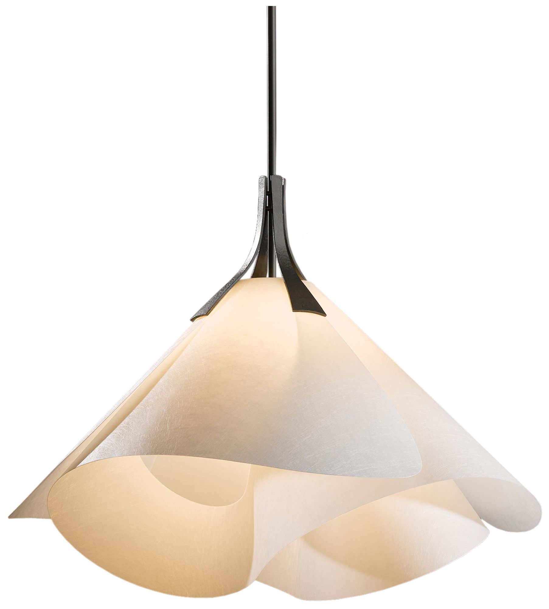 Mobius Large Pendant - Dark Smoke Finish - Frost Shade - Standard ...