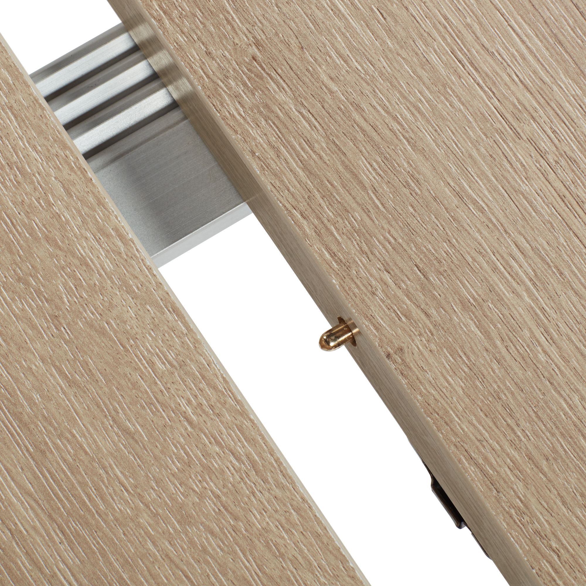 Modern Distressed Natural 4-Leaf Extension Dining Table - #79D76 ...