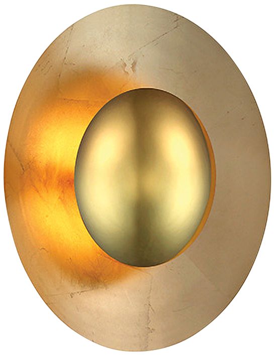 Modern Forms Blaze 12" High Gold Leaf LED Wall Sconce - #59D19 | Lamps Plus