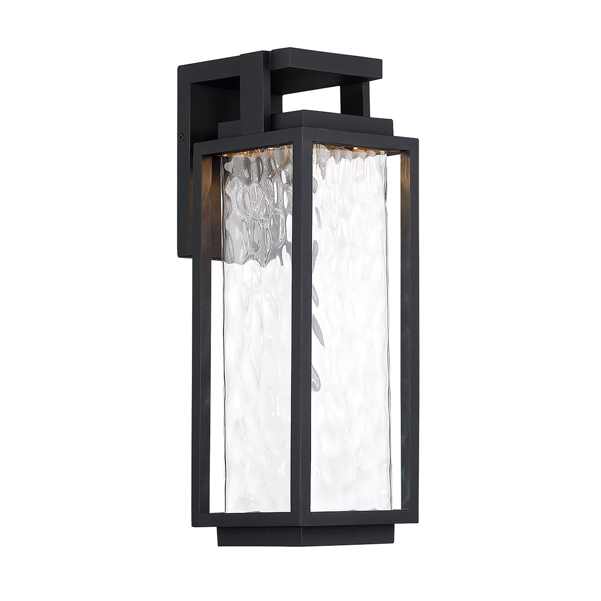 Black, 21 - 25 In. High, Art Glass Outdoor Lighting | Lamps Plus