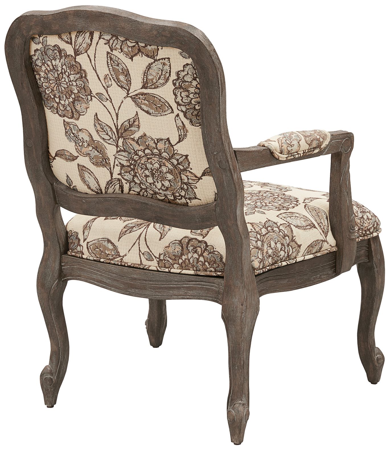 Monroe Multi-Color Camelback Exposed Wood Accent Chair - #97H25 | Lamps ...