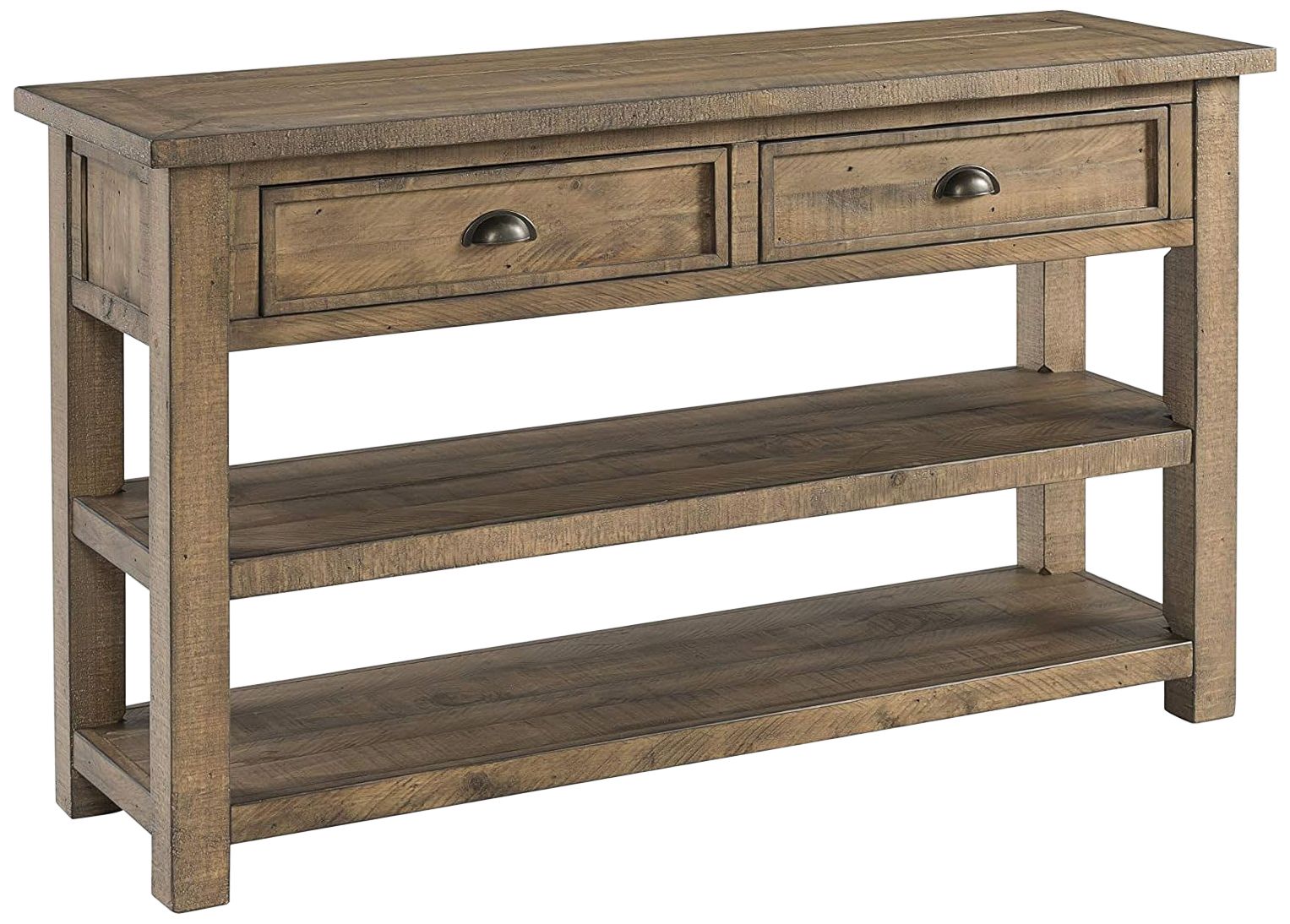 Monterey 50" Wide Reclaimed Natural Sofa Console Table - #425H6 | Lamps ...