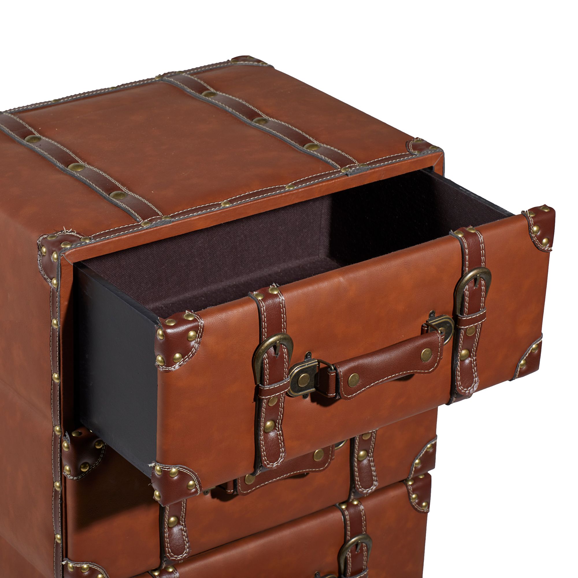 Morgan 16 1/2" Wide Reddish Brown 5-Drawer Rectangular Chest - #201R3 ...