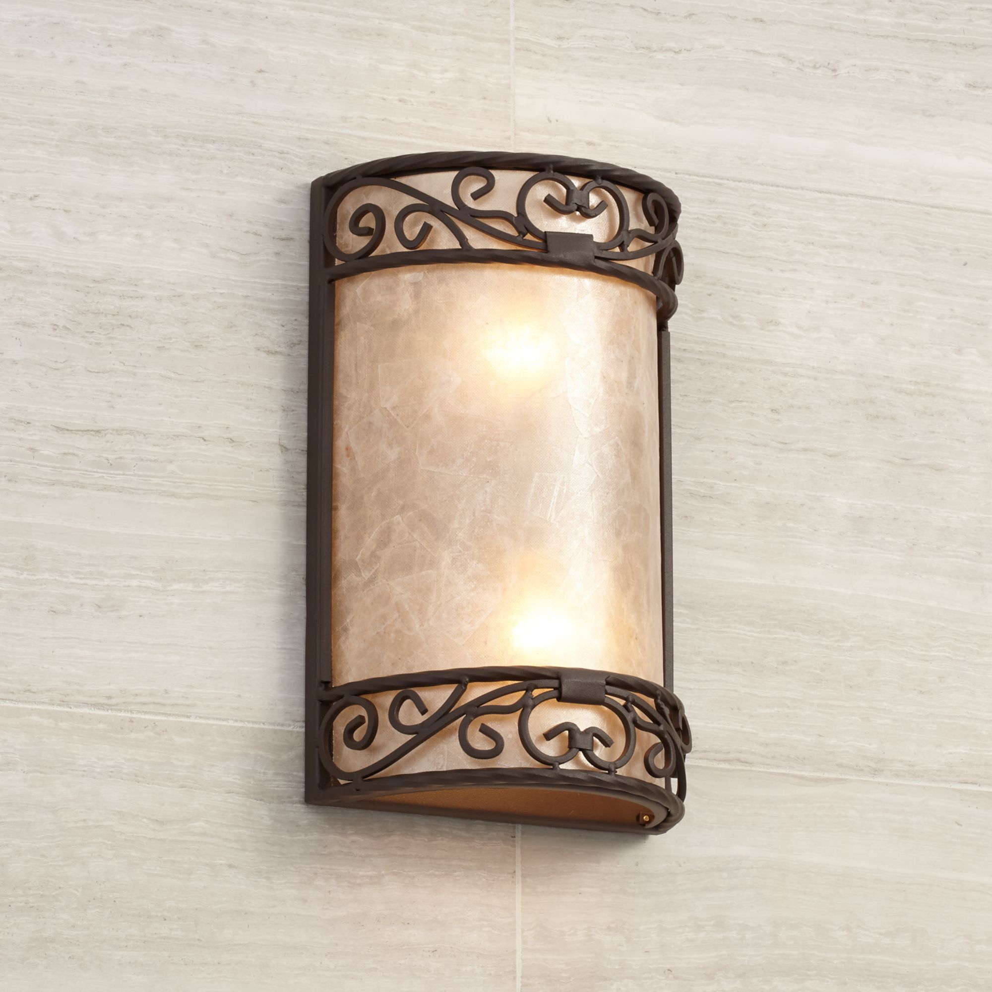 Transitional Bronze Sconces - Wall Lighting | Lamps Plus