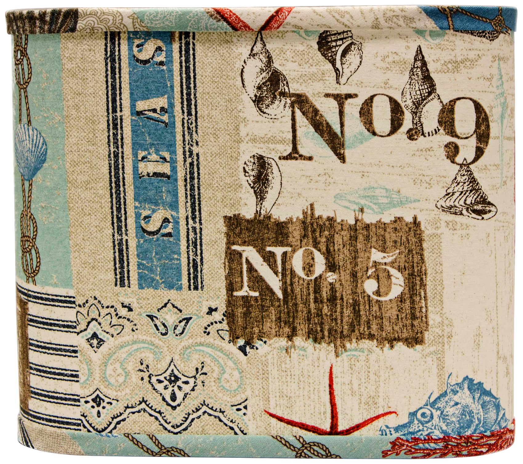 Nautical Patchwork Lamp Shade 11x11x9.5 (Spider) - #5G590 | Lamps Plus