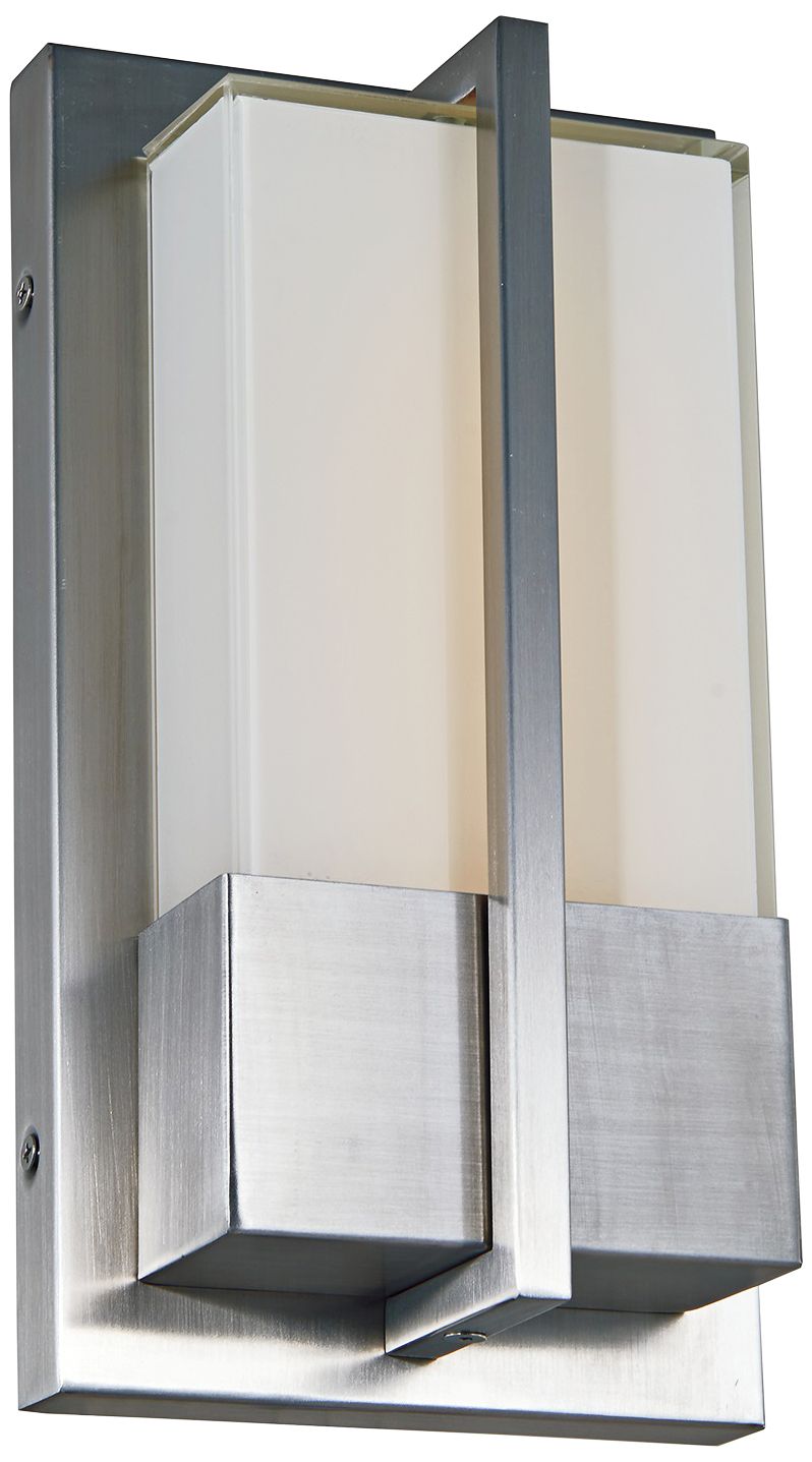 Neutron 11" High Silica Frosted Glass LED Outdoor Wall Light - #72N91 ...