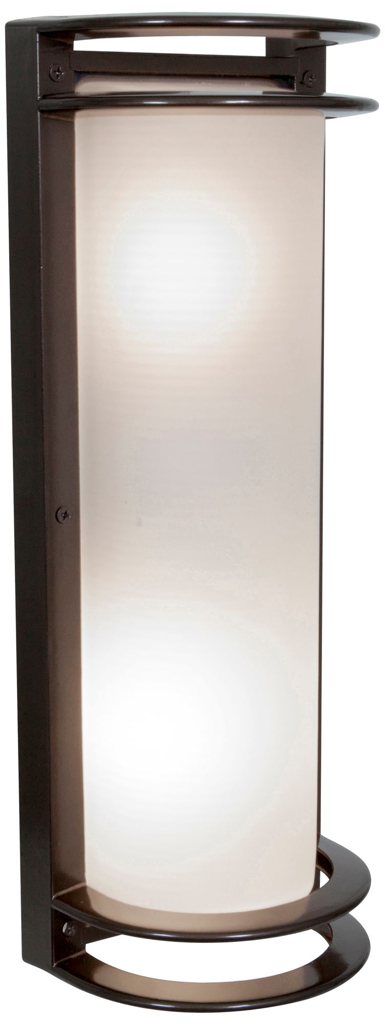 Nevis - Marine Grade Outdoor LED Bulkhead - Bronze - Ribbed Frosted ...
