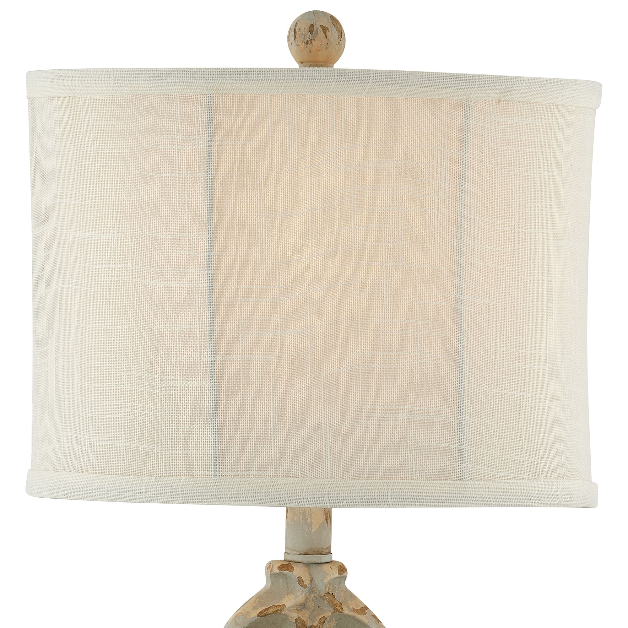 Newman Distressed Gray and Blue Table Lamps Set of 2 - #262H1 | Lamps Plus