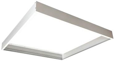 Nora 2' x 2' White Surface Mount Deep Slide-in Frame Only - #93K08 ...