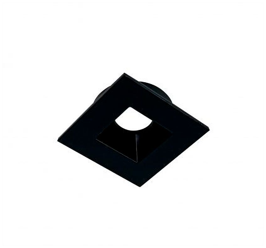 Nora Matte Black Square Trim for 1" Downlight - #281D4 | Lamps Plus
