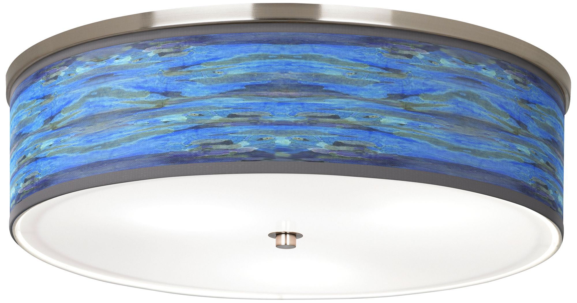 Magnolia Mosaic Giclee Nickel 20 1/4" Wide Ceiling Light - #76G14 ...