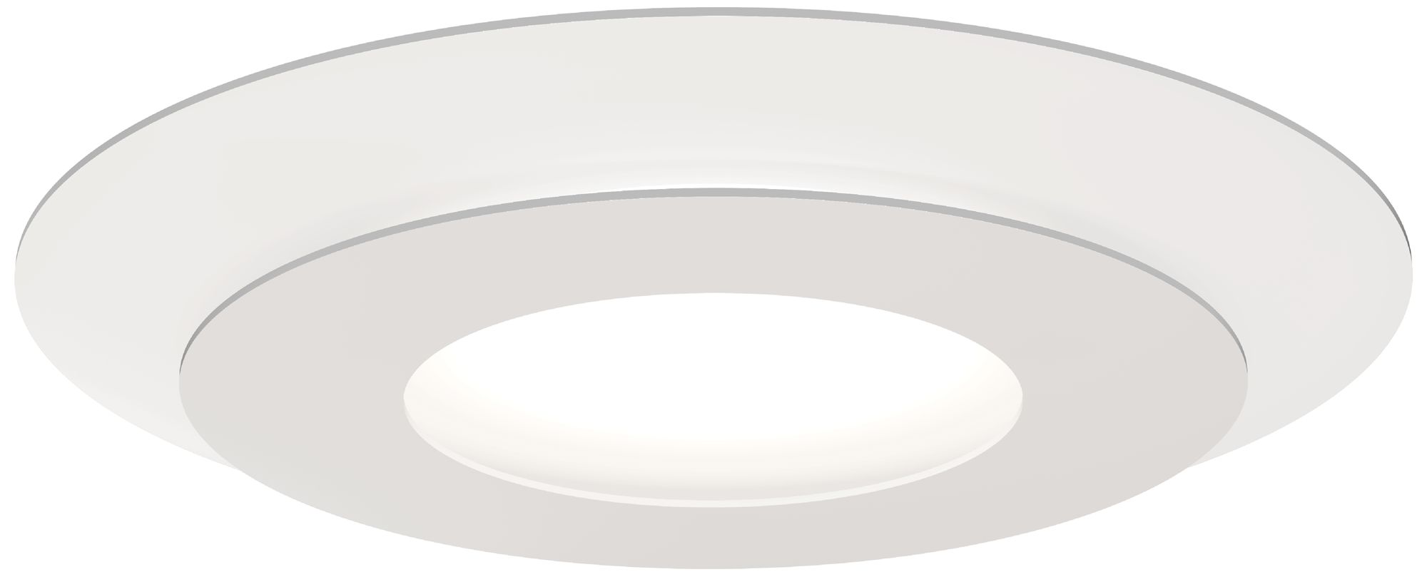 Offset 20" Round LED Surface Mount - Textured White - #971H3 | Lamps Plus