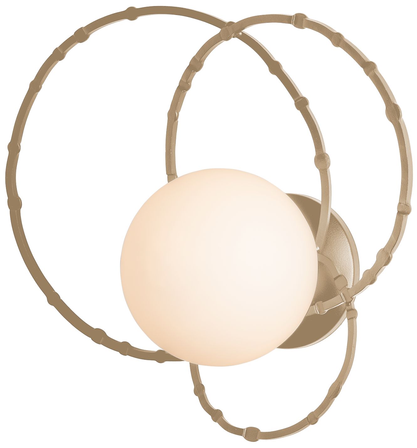 Olympus Sconce - Soft Gold Finish - Opal Glass - #504A3 | Lamps Plus