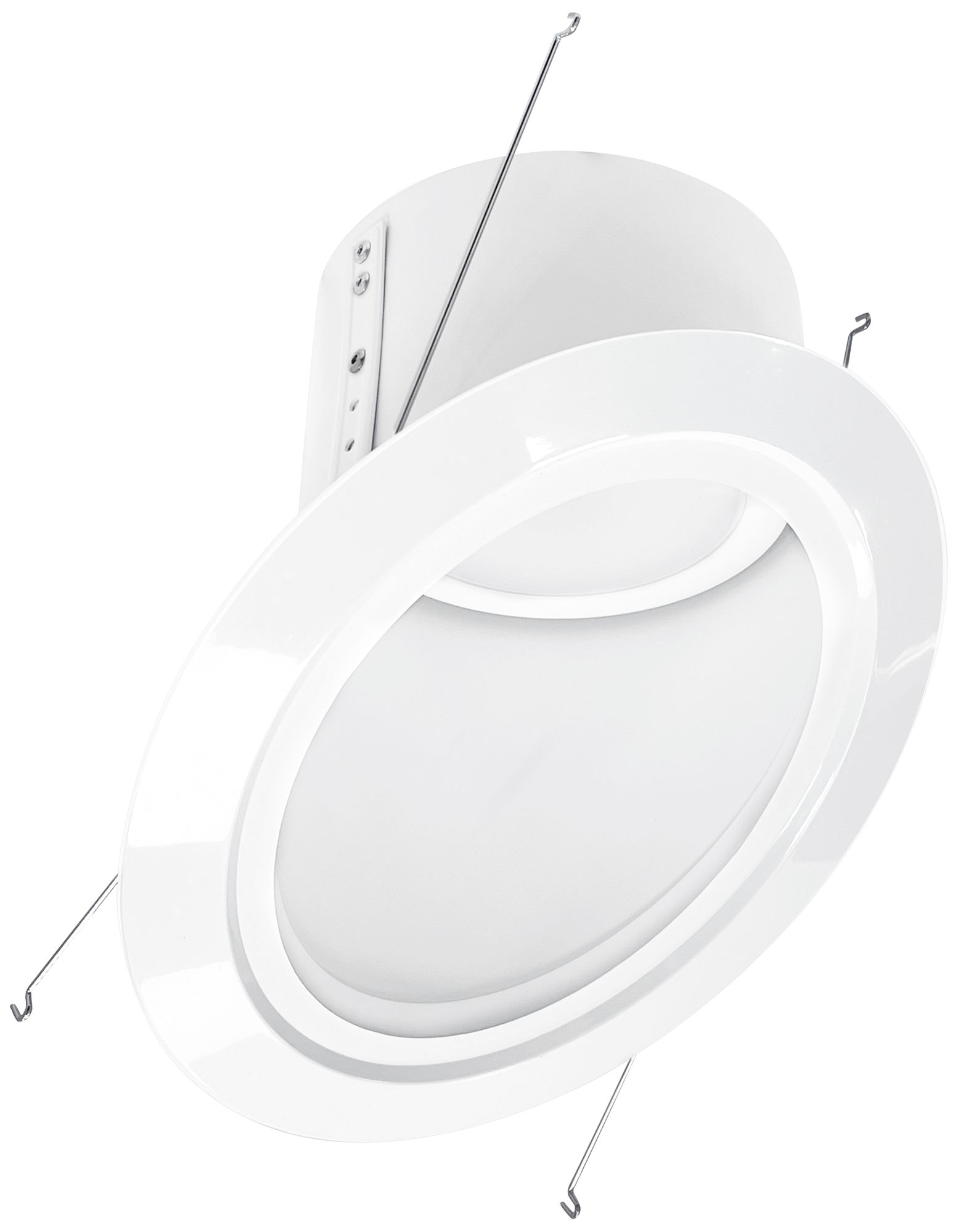 Otech 6" White Reflector 3000K LED Sloped Retrofit Downlight - #708X8 ...