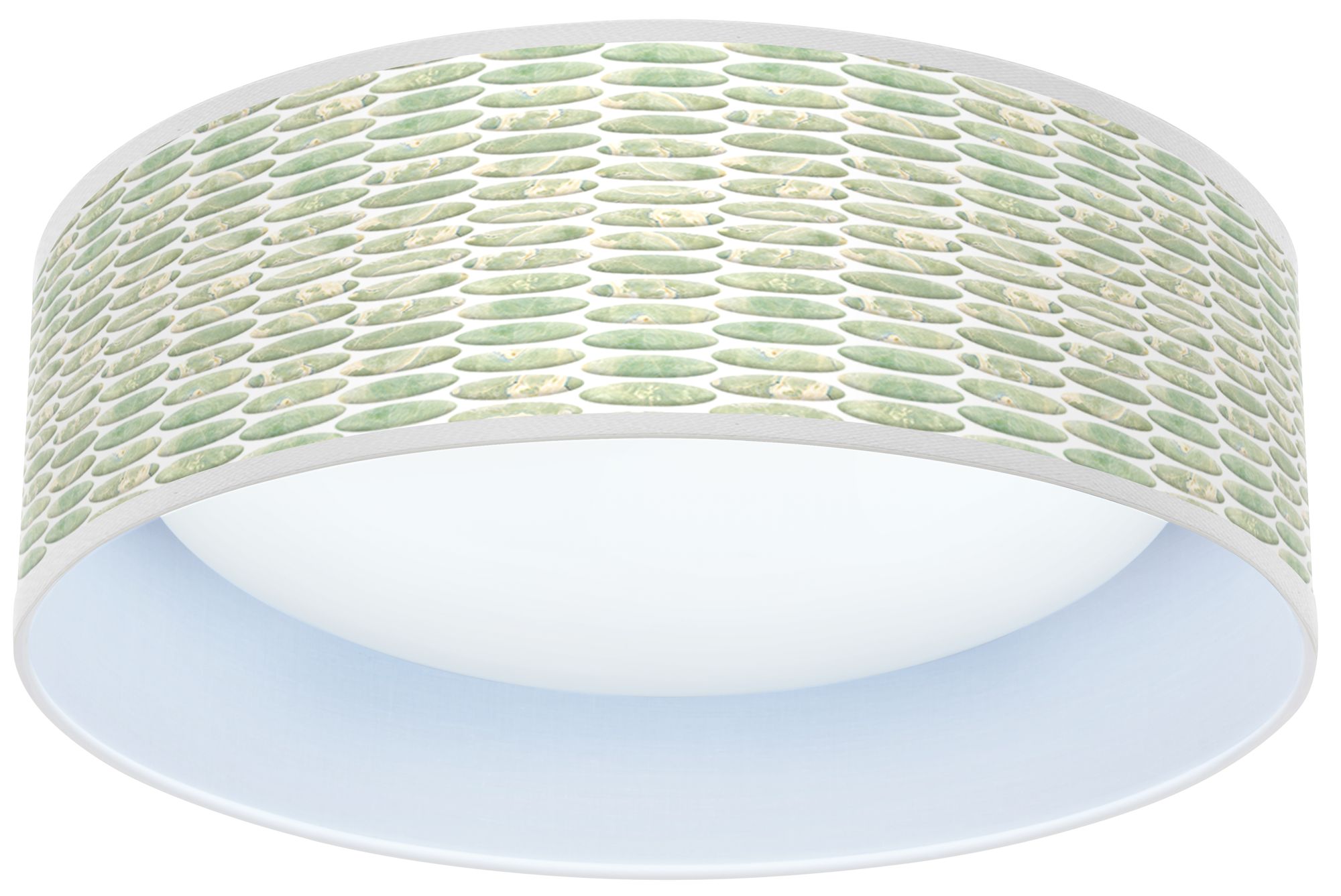 Marble Jewel Pattern 16" Wide Modern Round LED Ceiling Light - #537D2 ...