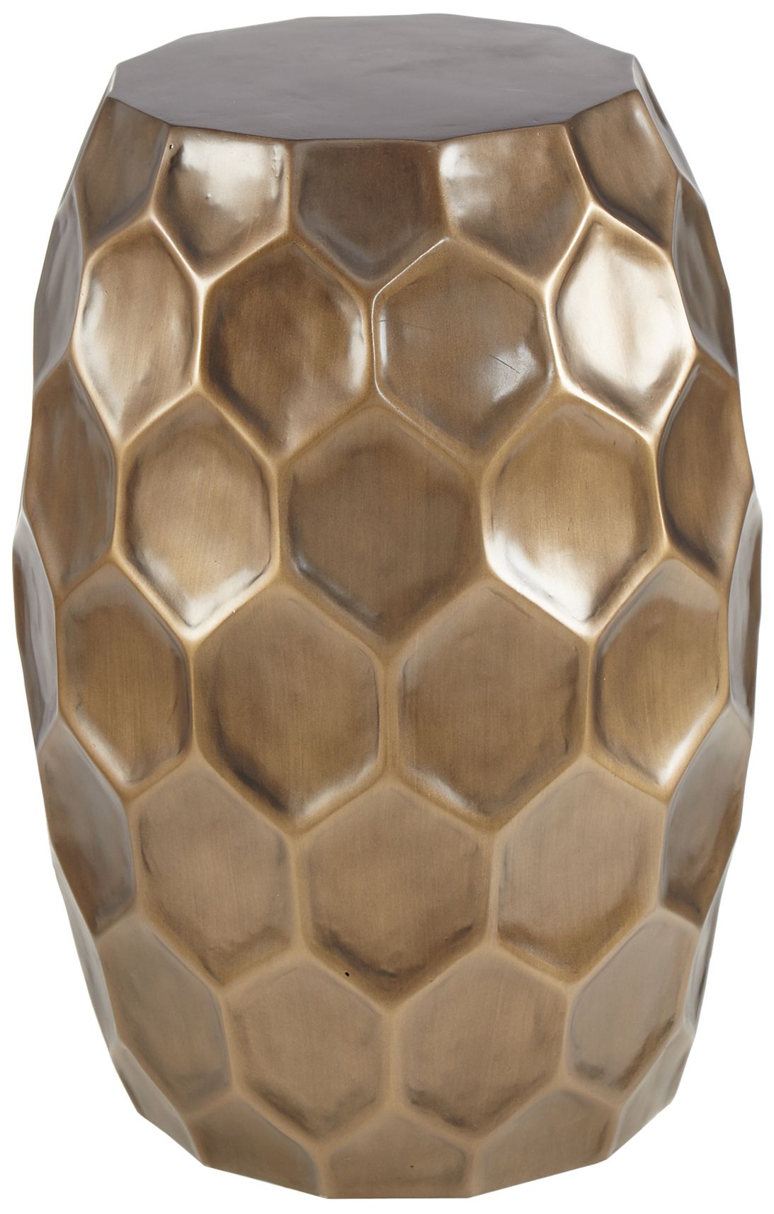 Owen 16" Wide Antique Bronze Sculptural End Table - #85T74 | Lamps Plus