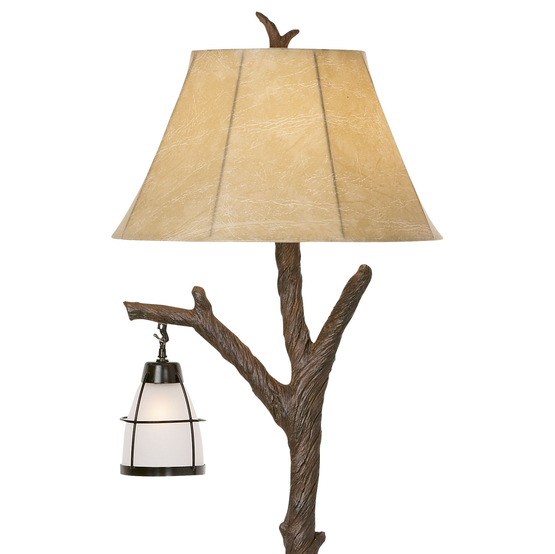 Pacific Coast Lighting 62.5" Tree Trunk Floor Lamp with Night Light ...