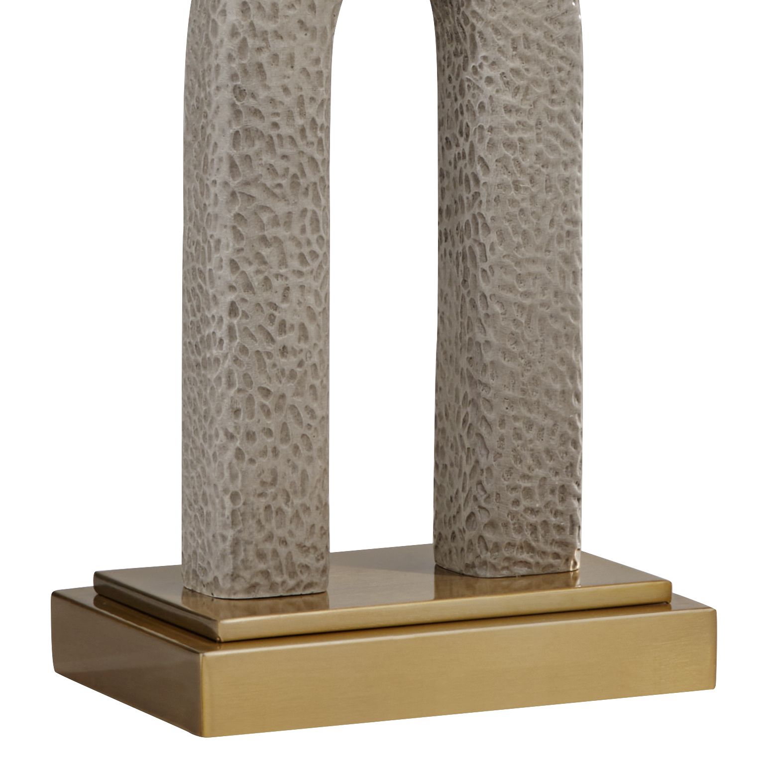 Pacific Coast Lighting Double-U Faux Hammered Base Table Lamp - #904E9 ...