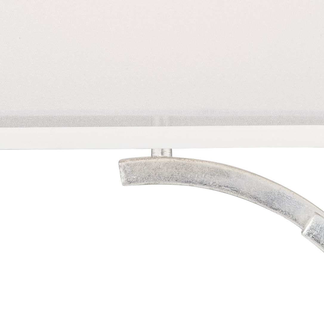 Pacific Coast Lighting Riley Open Circle Silver Leaf Modern Table Lamp ...