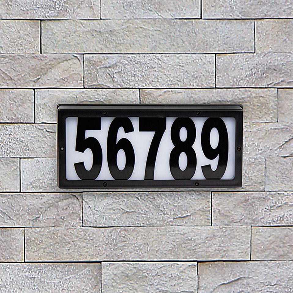 Address Plaques - House Numbers and Letters | Lamps Plus